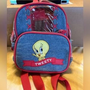Warner Bros. | Bags | Vintage Tweety Bird Mini Backpack 998 | Poshmark